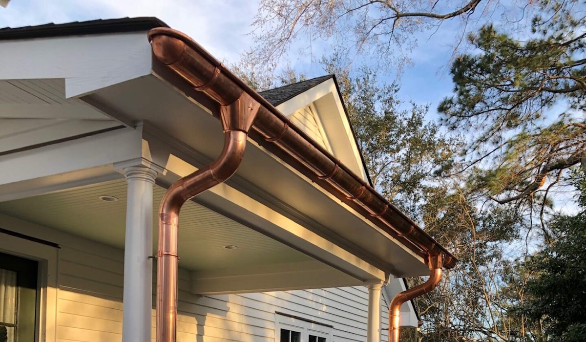 Copper Rain Gutters - Utah Gutter Solutions